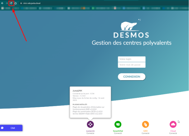 DESMOS – Comment installer Juxtalink